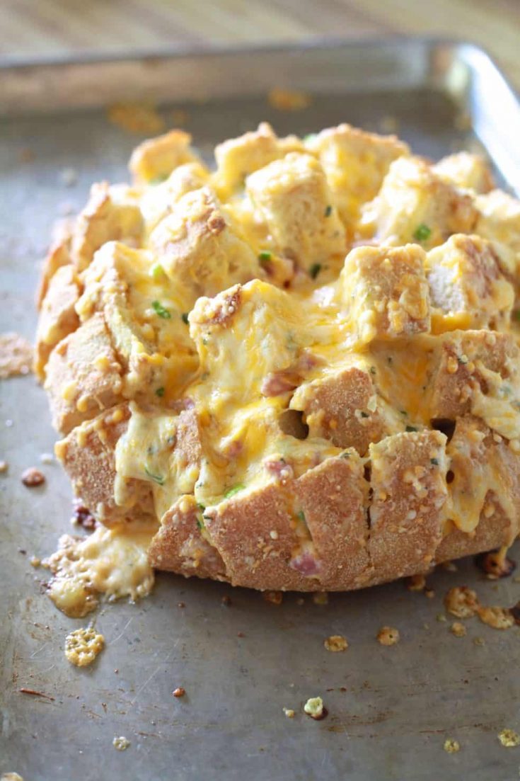 Ham & Cheese Bread - The Noshery