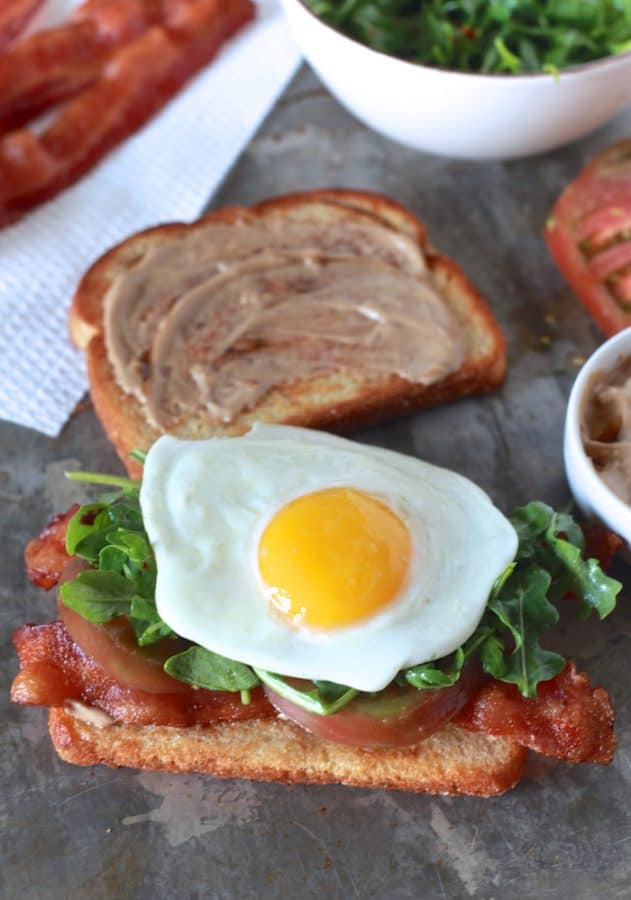 Fancy BLT with Balsamic Mayo - The Noshery