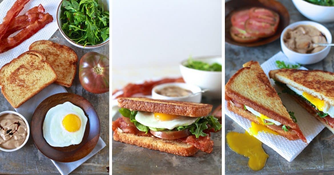 Fancy BLT with Balsamic Mayo - The Noshery