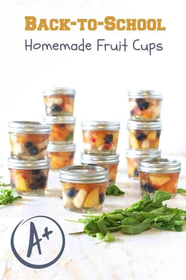 Back To School: Homemade Fruit Cups - The Noshery
