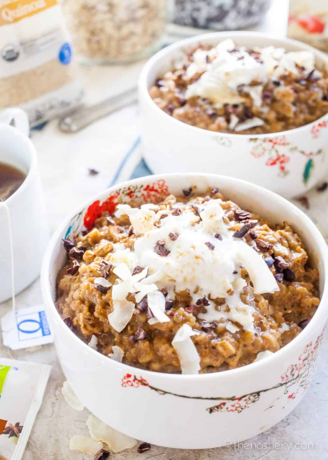 Chai Spiced Hot Grain Cereal - The Noshery