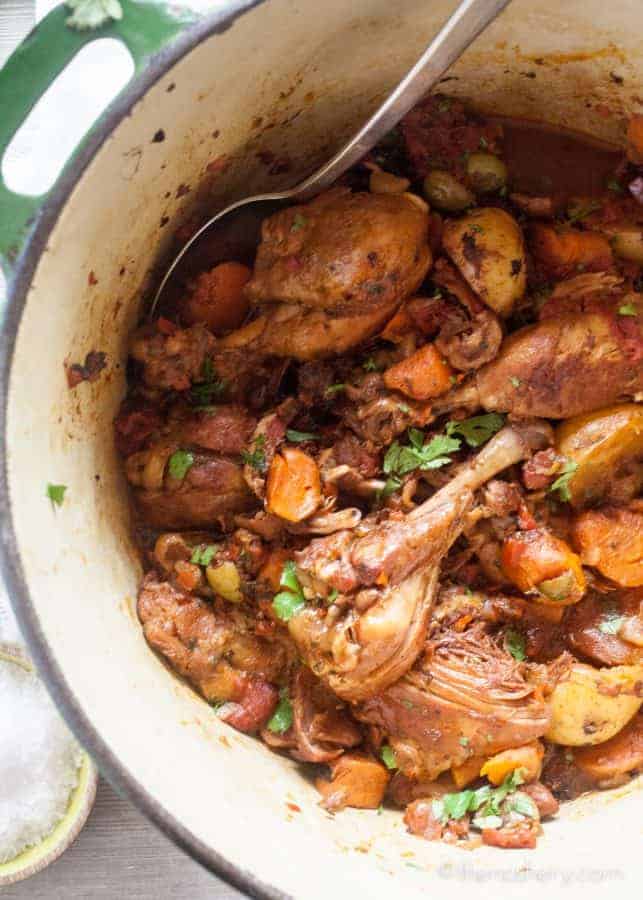 Chicken Fricassee (Fricase de Pollo) - The Noshery