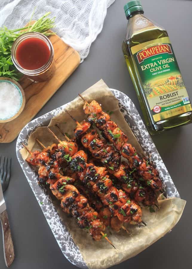 Pinchos de Pollo (Puerto Rican Chicken Skewers) | The Noshery