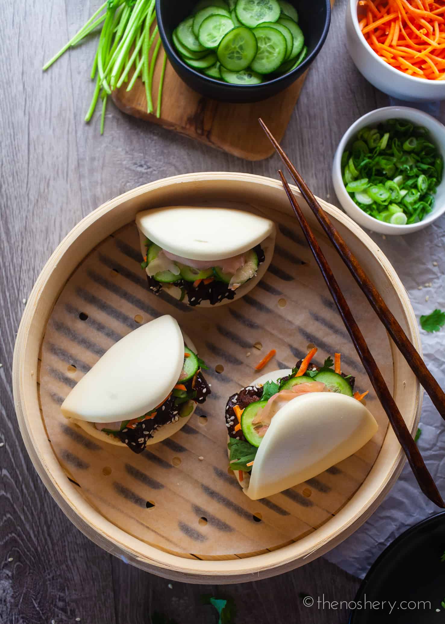 Pork Belly Buns - The Noshery