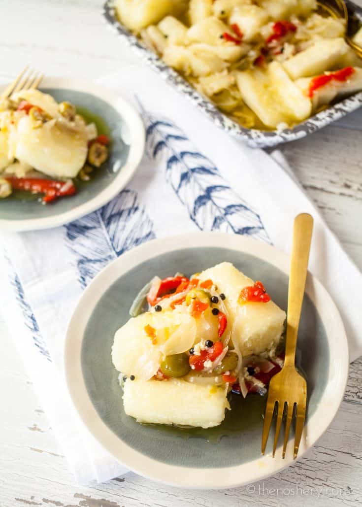 Yuca en Escabeche | Cassava in Olive Oil & Vinegar - The Noshery