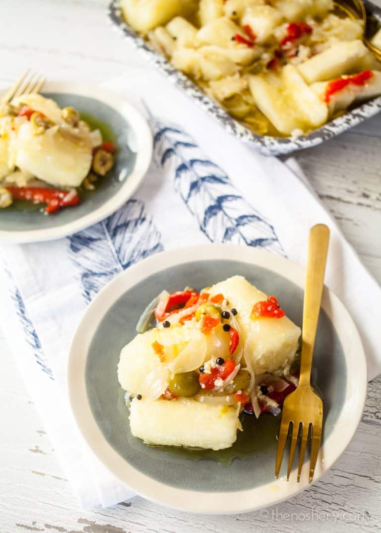 Yuca en Escabeche | Cassava in Olive Oil & Vinegar - The Noshery