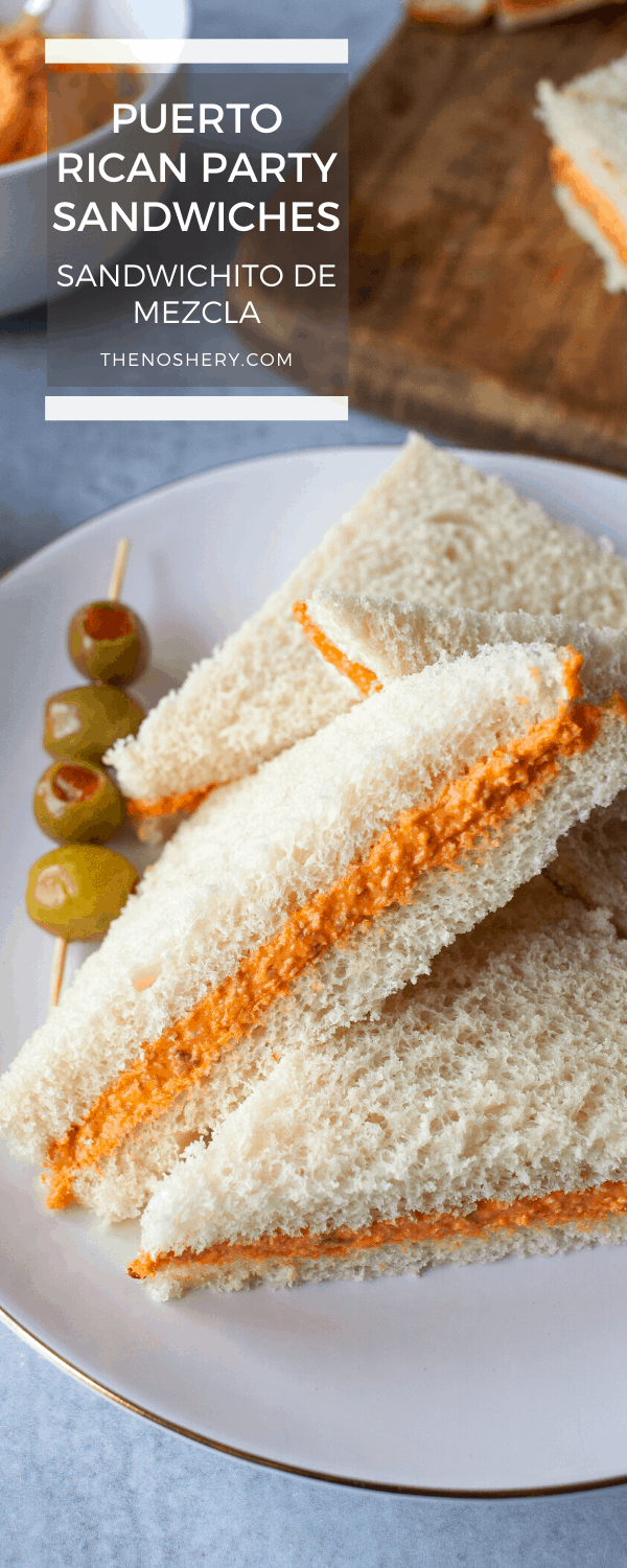 Sandwich de Mezcla | Puerto Rican Party Sandwiches - The Noshery