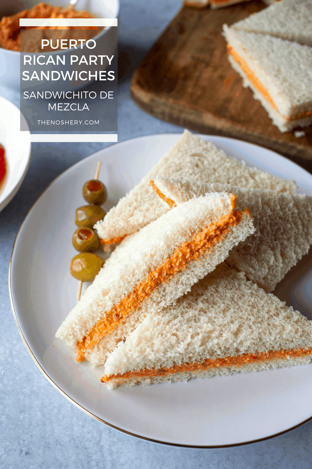 Sandwich de Mezcla | Puerto Rican Party Sandwiches - The Noshery