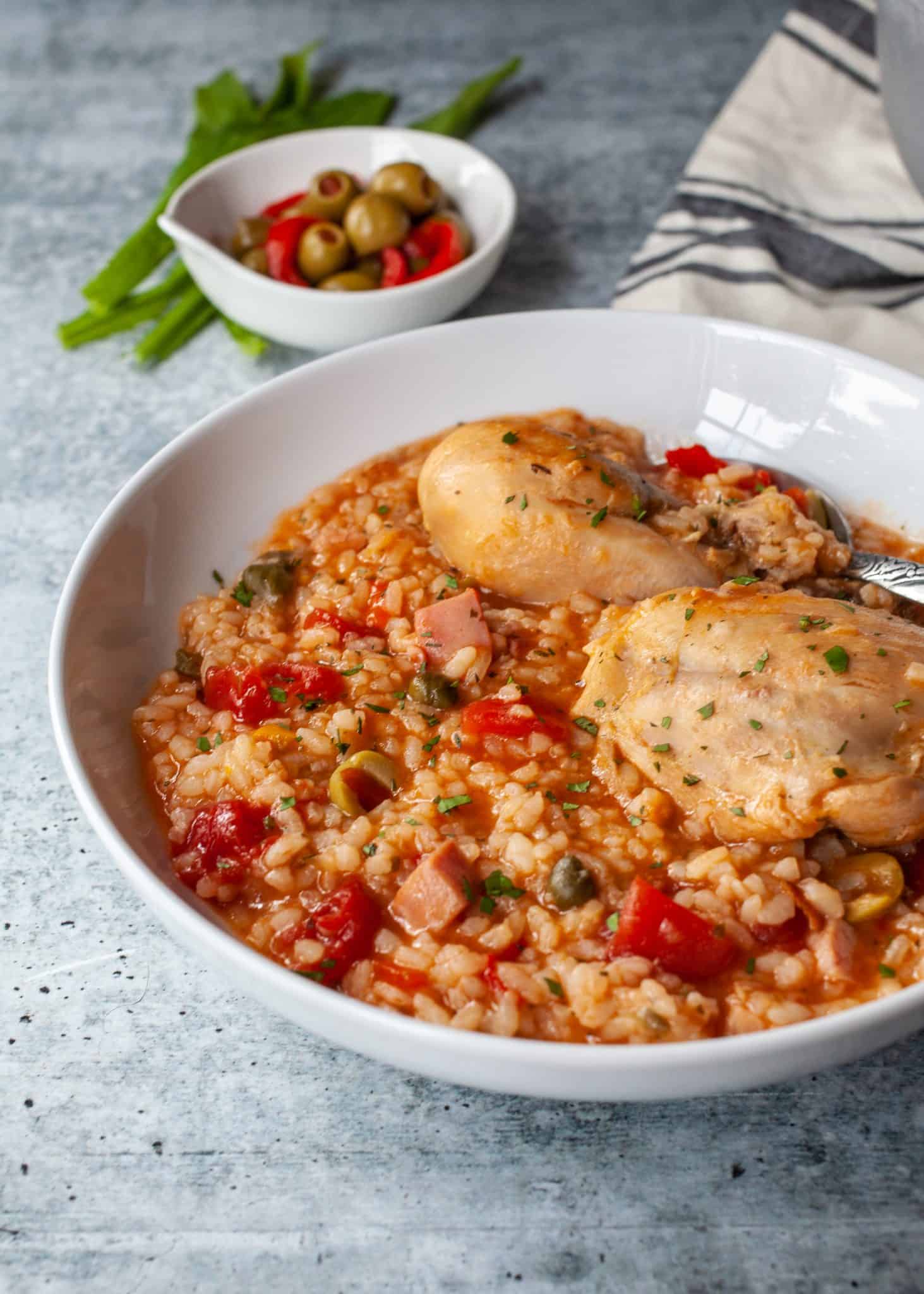 Asopao de Pollo (Puerto Rican Chicken and Rice Soup) - The Noshery